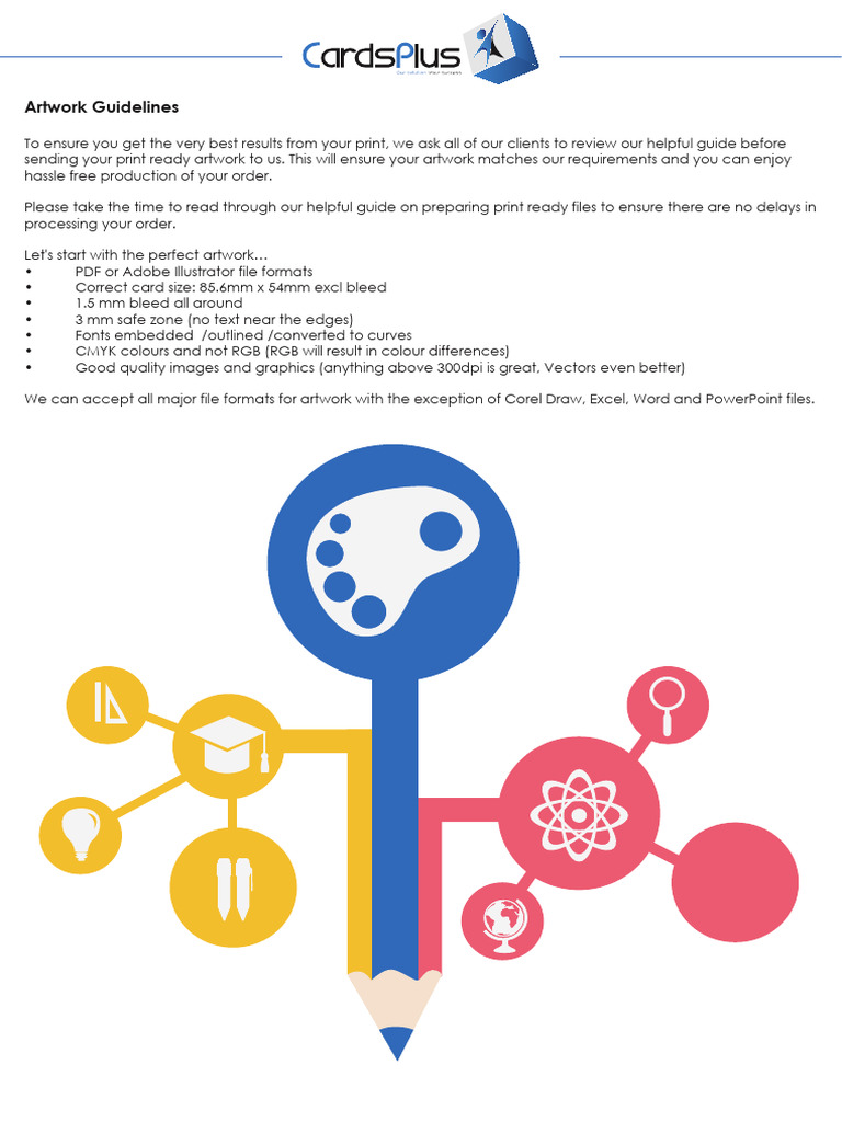Artwork Guidelines Pdf Graphic Design Computer Graphics 
