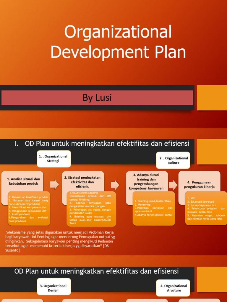 OD Plan | PDF