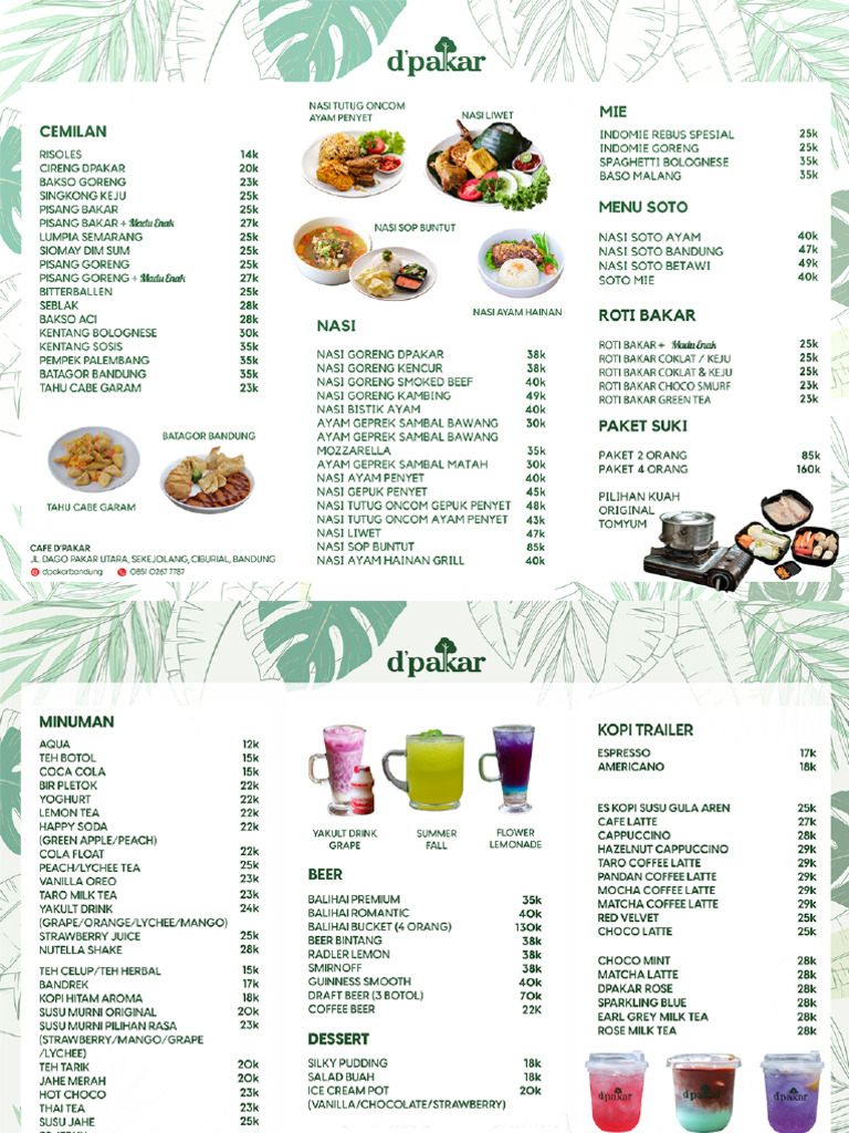 Menu Dpakar Mei 2024 | PDF