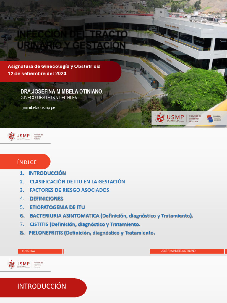 To26 Infección de Tracto Urinario. Sepsis - Dra. Josefina Mimbela | PDF ...