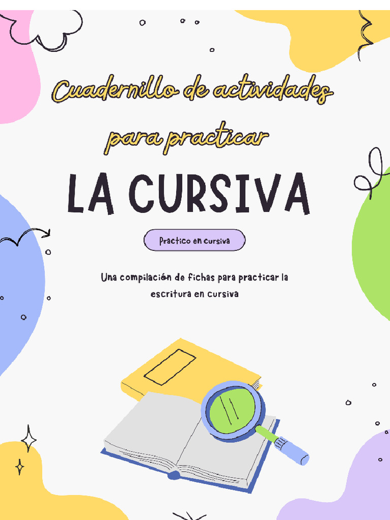 Cuadernillo para Practicar La Cursiva | PDF | Los símbolos | Codificaciones