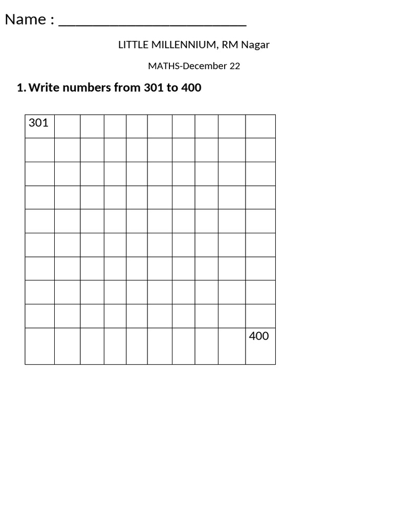 Maths test Dec | PDF