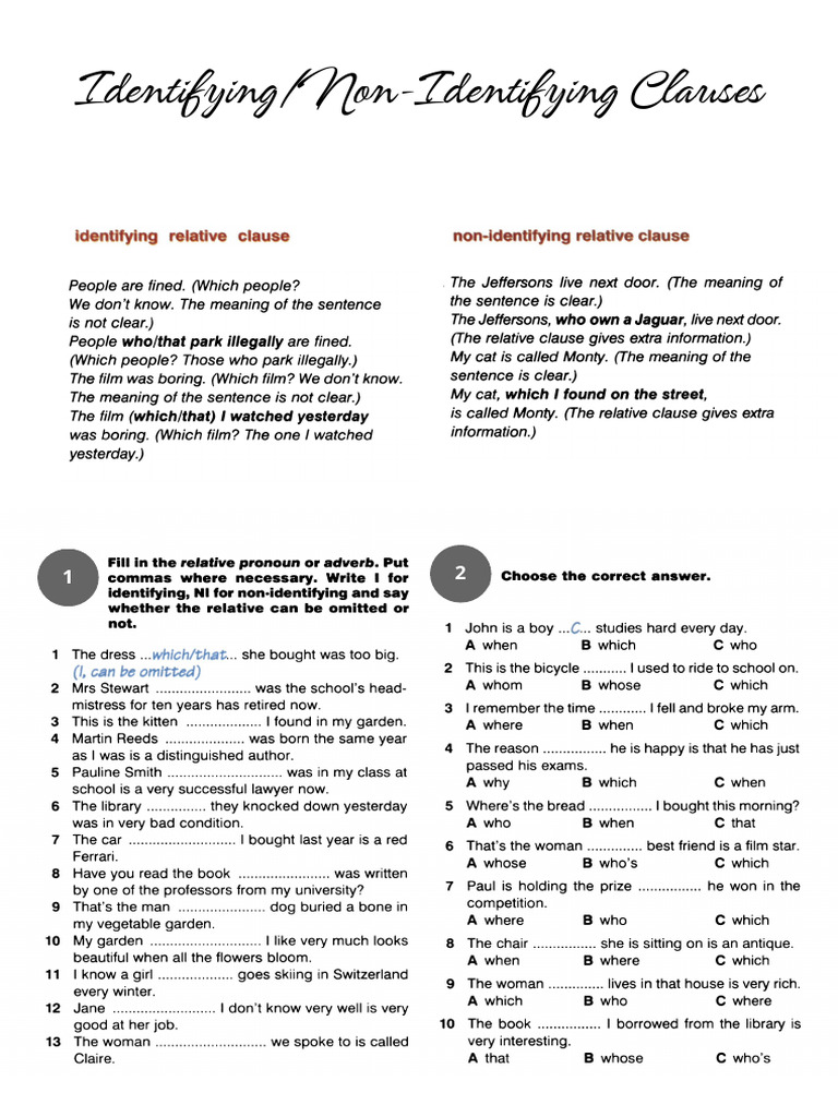 IdentifyingNon-Identifying-Clauses 20240215 091343 0000 | PDF