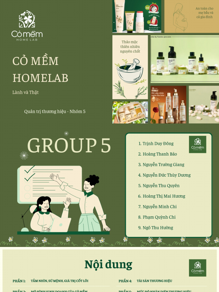 Slide - Cỏ Mềm HomeLab | PDF