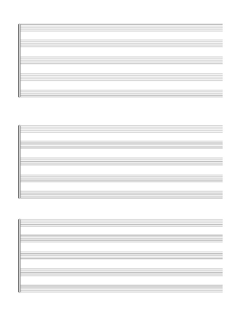 3 Sistemas de 5 Pentagramas | PDF