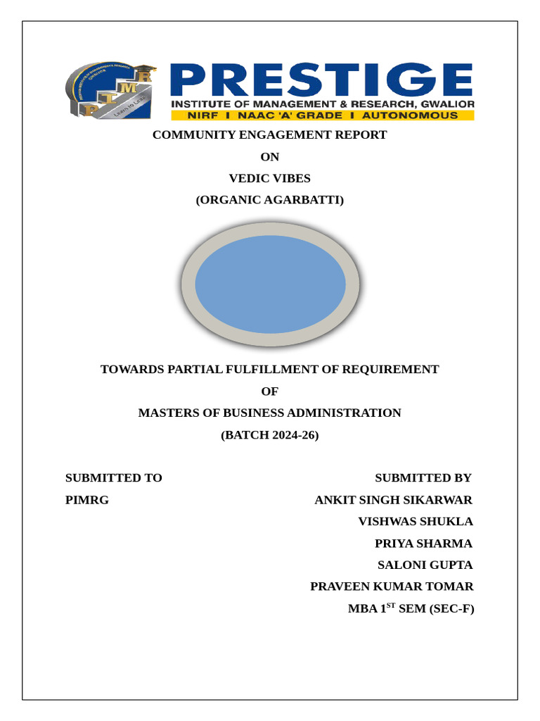 COMMUNITY ENGAGEMENT REPORT | PDF | Brand | Ecology