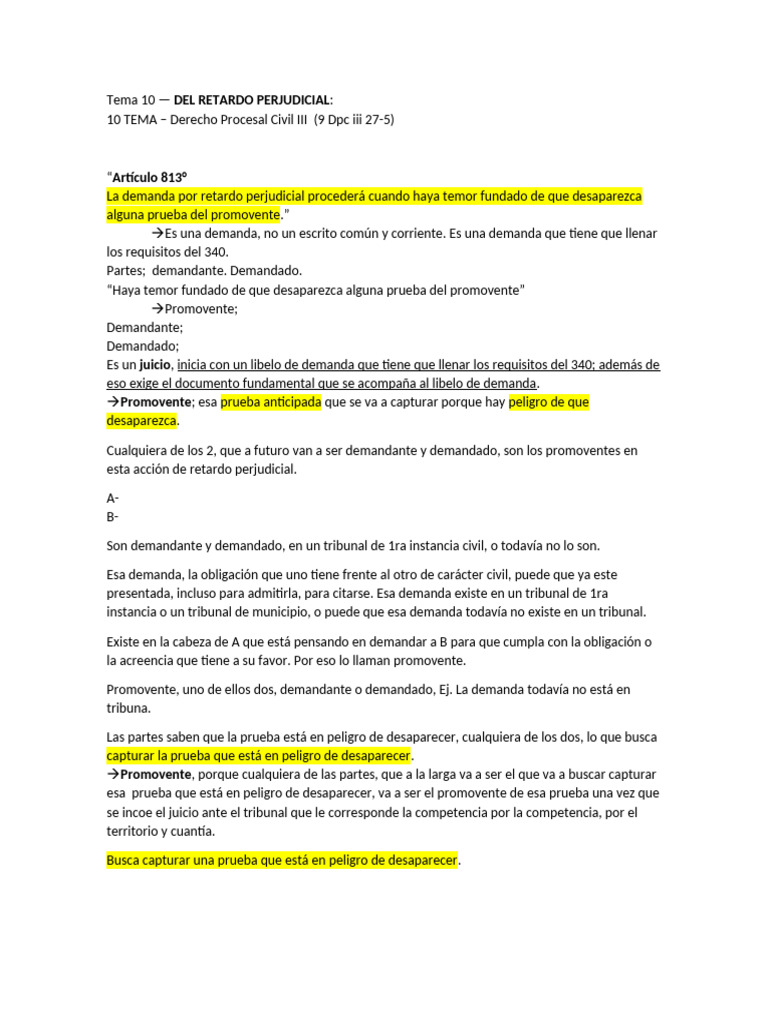DPC 4 Examen | PDF | Demanda judicial | Pagos