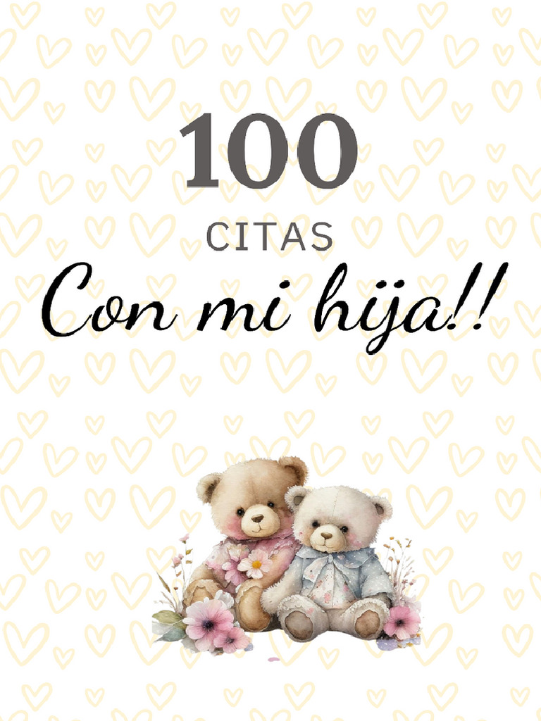 100 Citas con Mi Hija - PDF Gratis | PDF