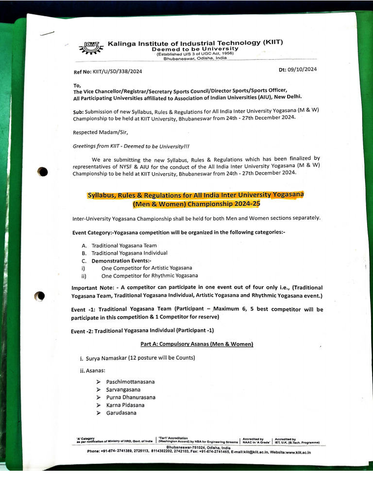 CBSE Yoga Syllabus 2024-25 Overview | PDF