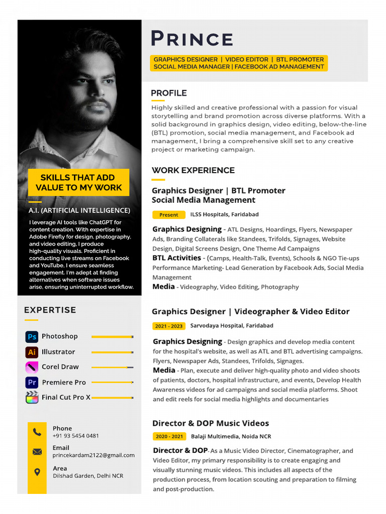 Prince CV 2024 | PDF