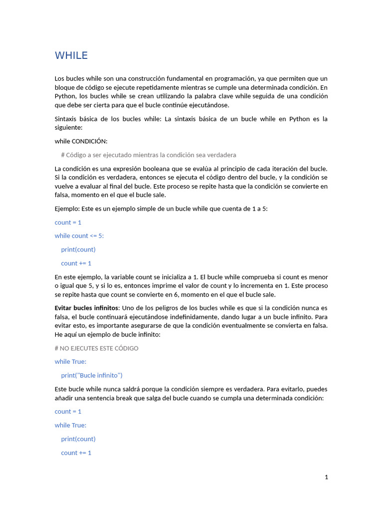 Bucles while y función enumerate en Python | PDF | Python (lenguaje de programación) | Flujo de ...