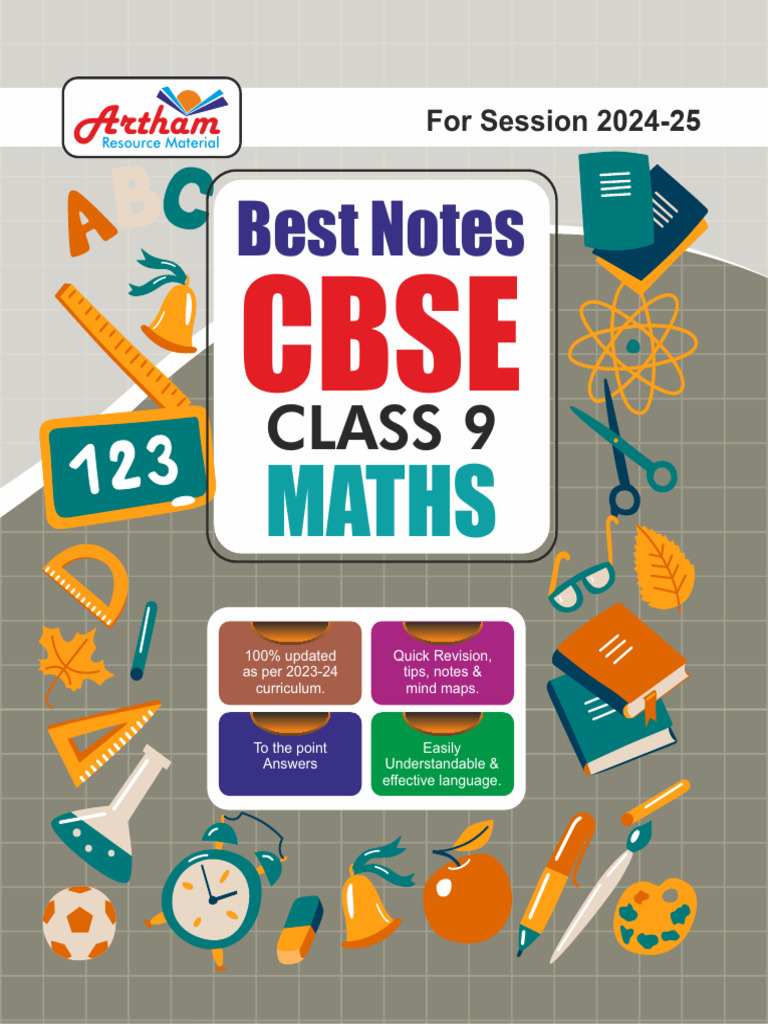 Class 9 Circle Notes 2023-24 | PDF | Perpendicular | Circle