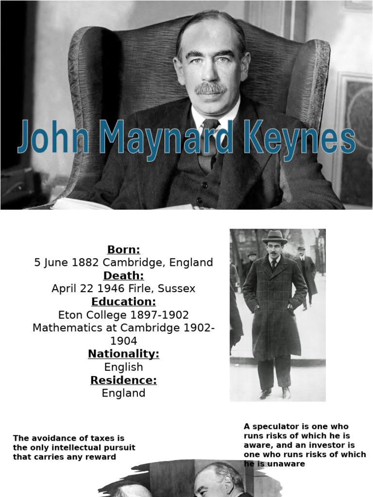 John Maynard Keynes | PDF | John Maynard Keynes | Fiscal Policy