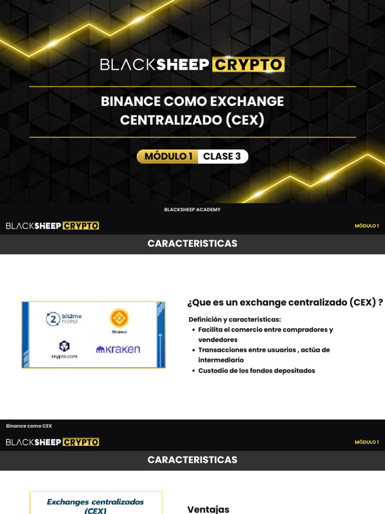 Binance Como Exchange Centralizado (Cex) | PDF | Criptomoneda | Economias