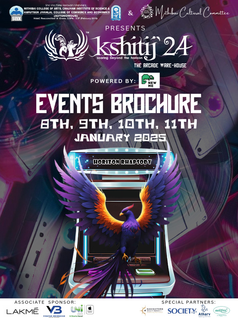 Kshitij'24 Event Brochure | PDF | Bowling (Cricket) | Ball And Bat Games