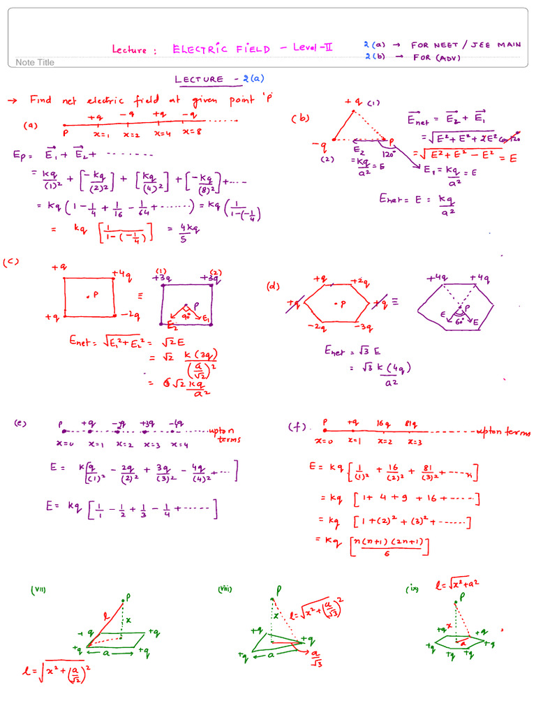 ELECTRIC Field | PDF