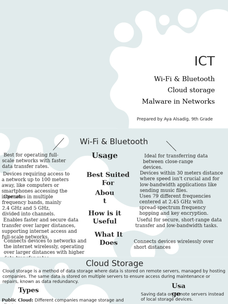 ICT PPT | PDF | Computer Virus | Malware