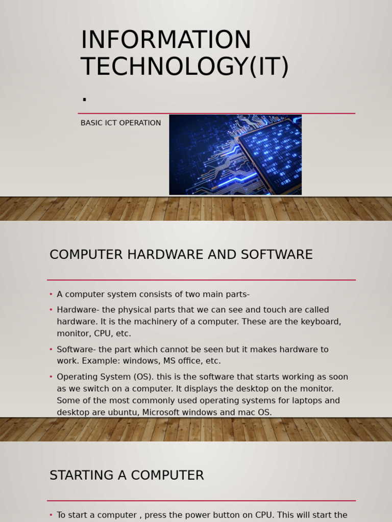 Basic Computer Operations Guide | PDF | Operating System | Computer Keyboard