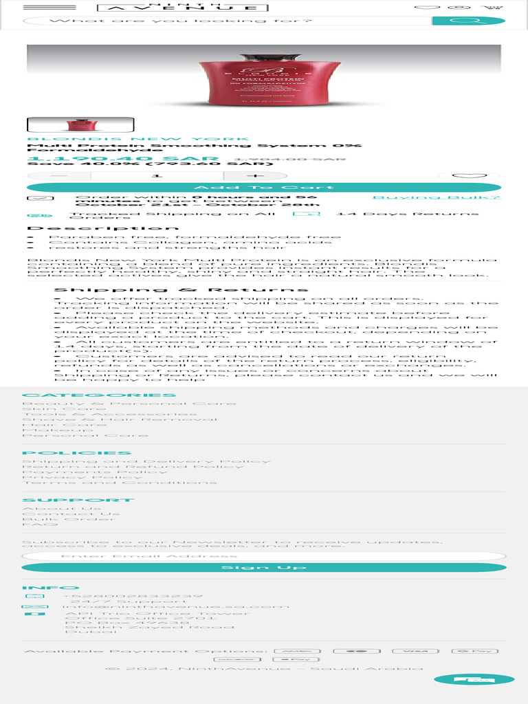 Blondis New York Multi Protein System | PDF