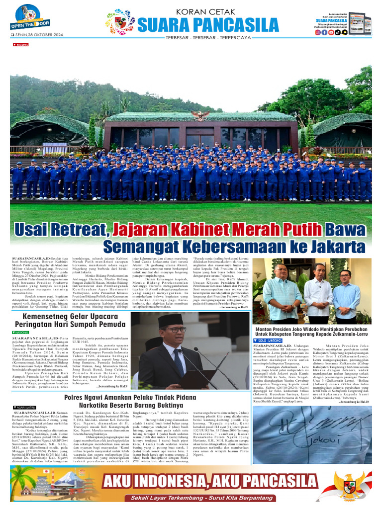 Koran Cetak Edisi 28 Oktober 2024 Fiks | PDF