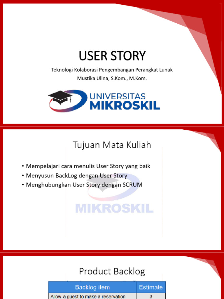 Pertemuan 4 - User Story | PDF