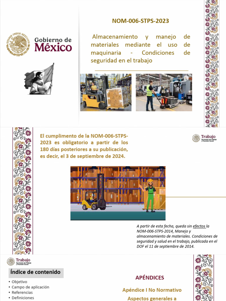 5. Presentacion Nom 006 STPS 2023 | PDF