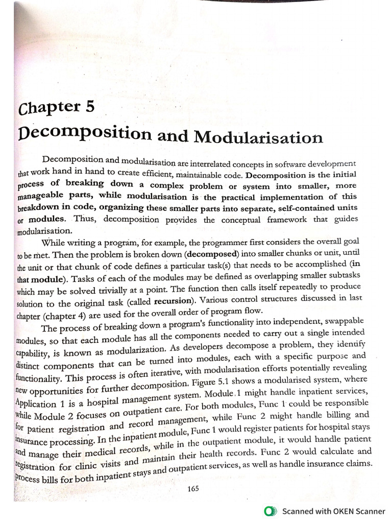 Decomposition and Recursion | PDF