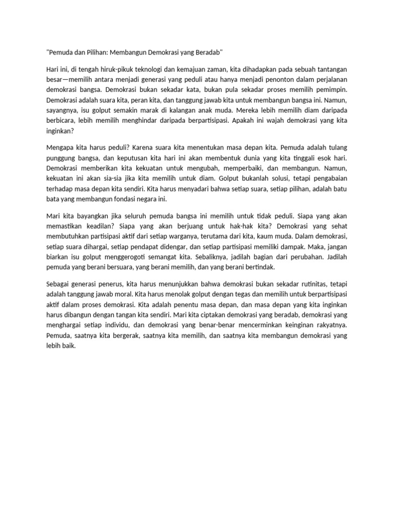 text orasi yelsa | PDF