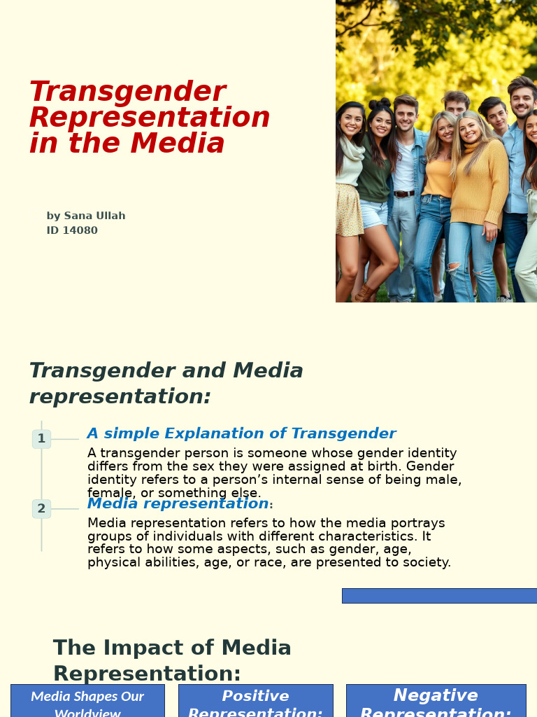 Transgender Representation in The Media | PDF | Transgender | LGBTQIA+ ...