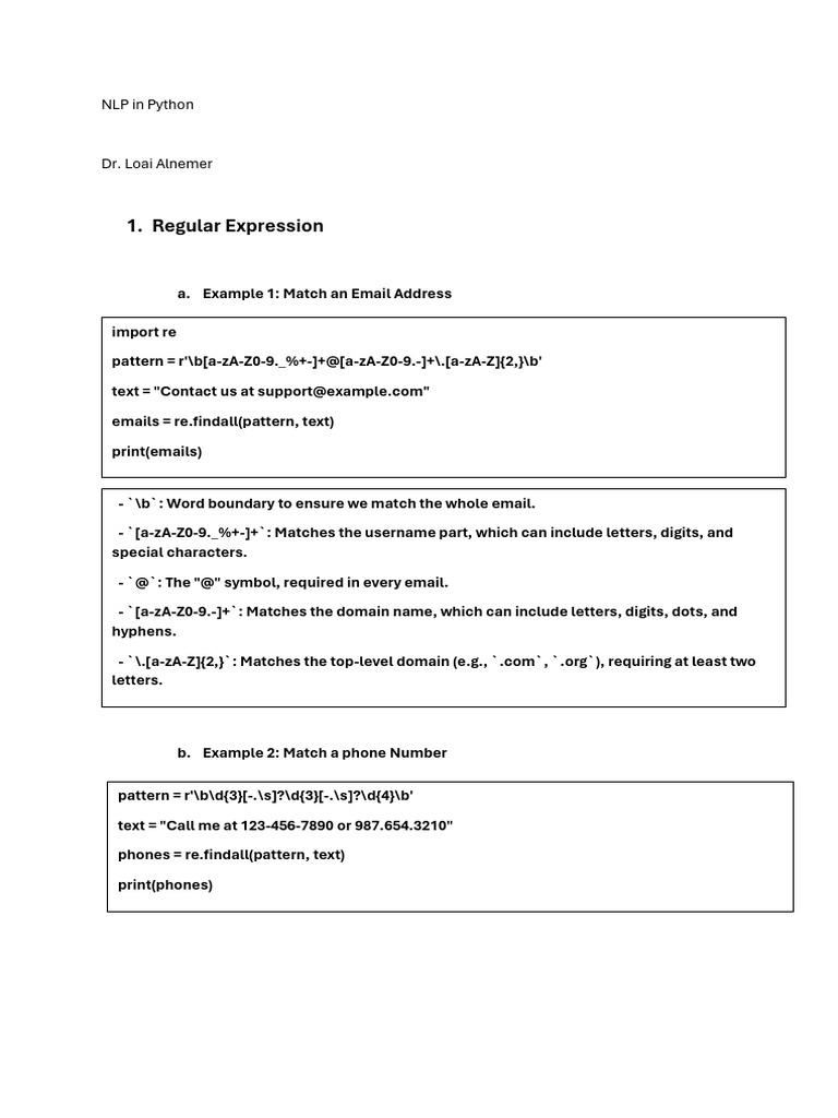 NLP Pyth | PDF | Grammar | Linguistics