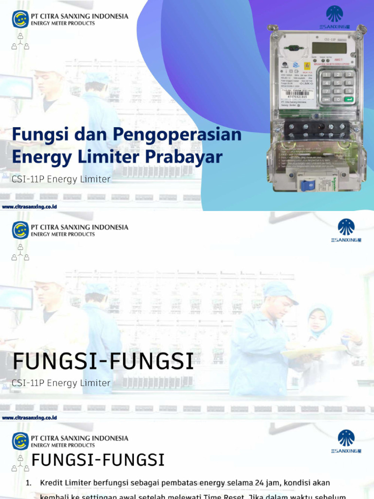 Sosialisasi CSI-11P Energy Limiter Untuk PLN (Pict) | PDF