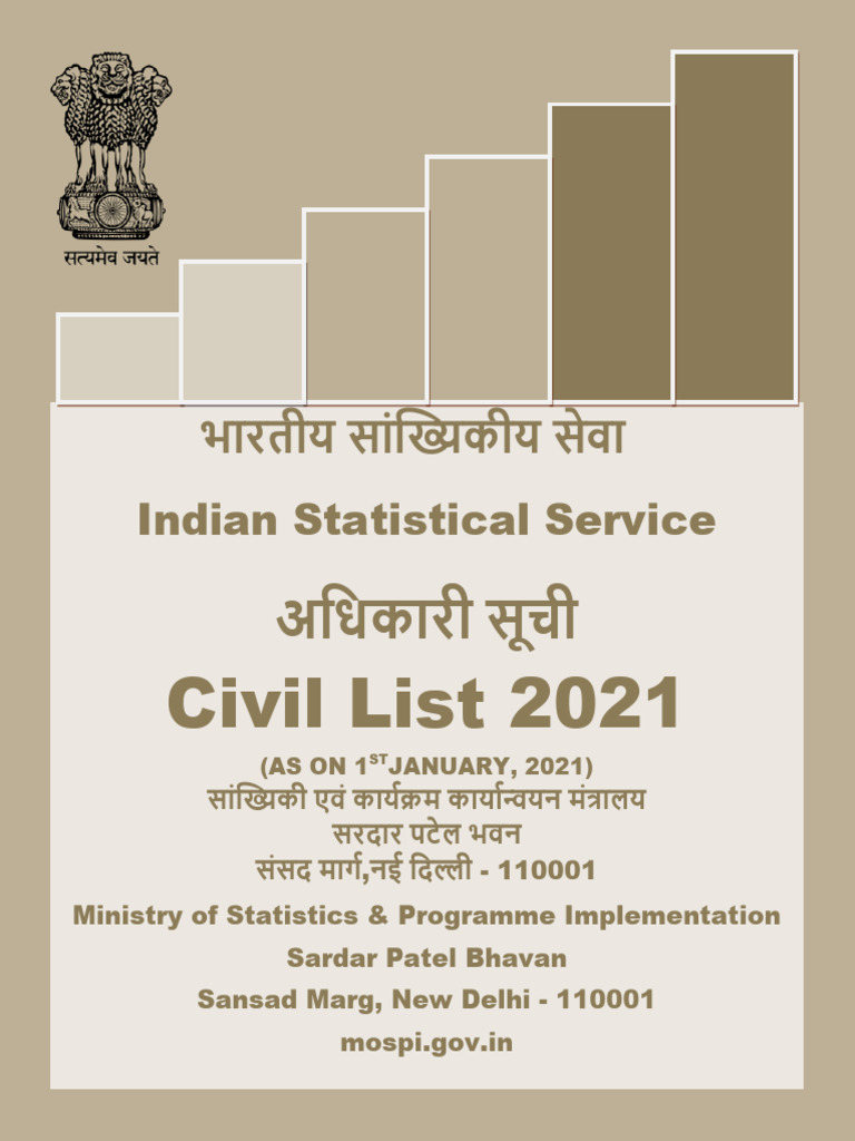 Final Civil List 2021 | PDF | Government Of India