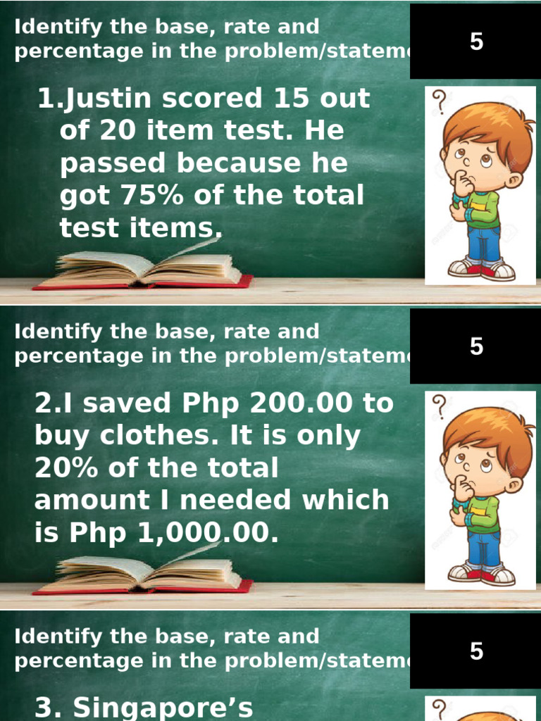 Demo-identify Percentage,Base, Rate | PDF