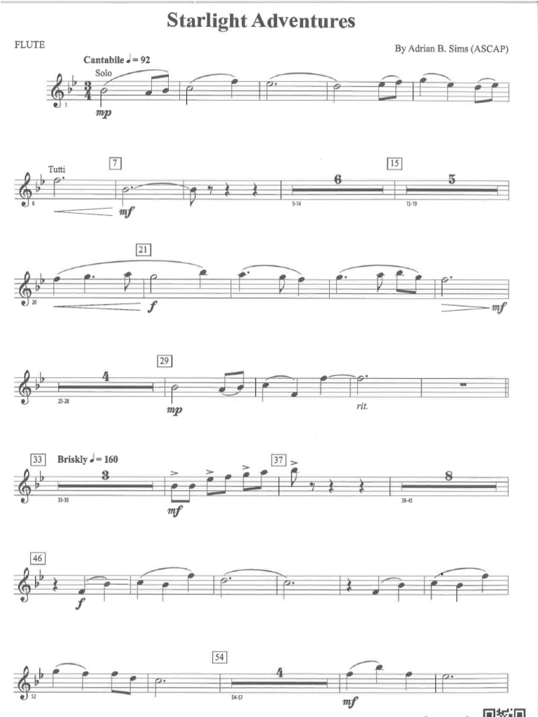 Starlight Adventures (Flute) | PDF