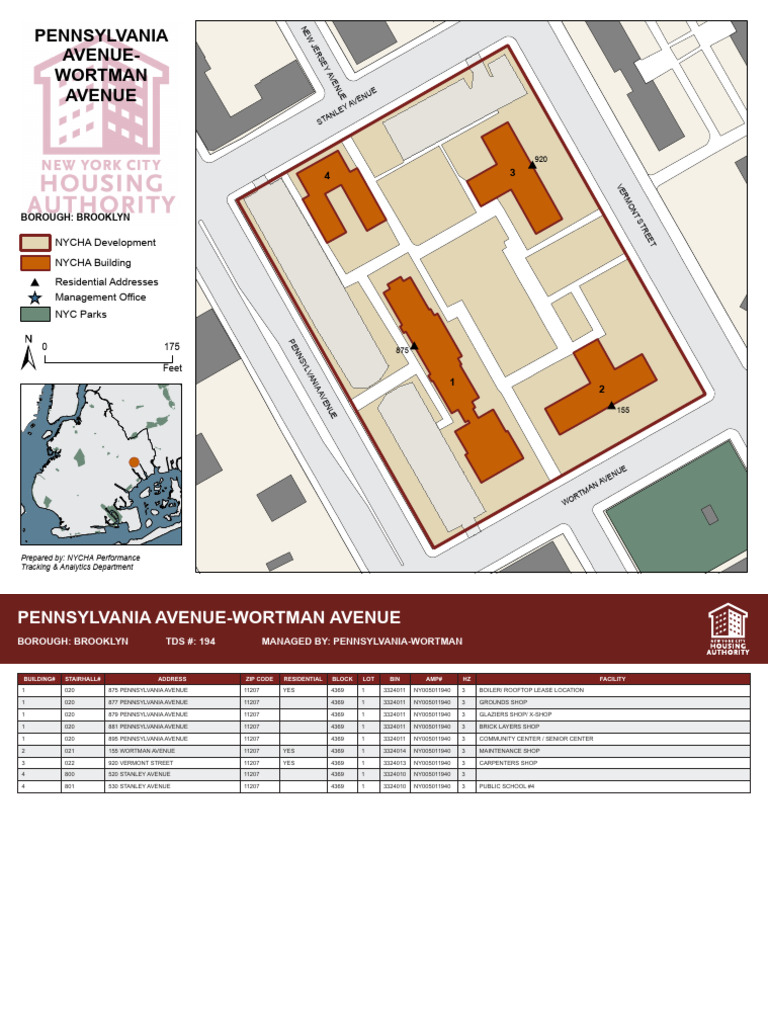 Pennsylvania Ave-Wortman Ave | PDF