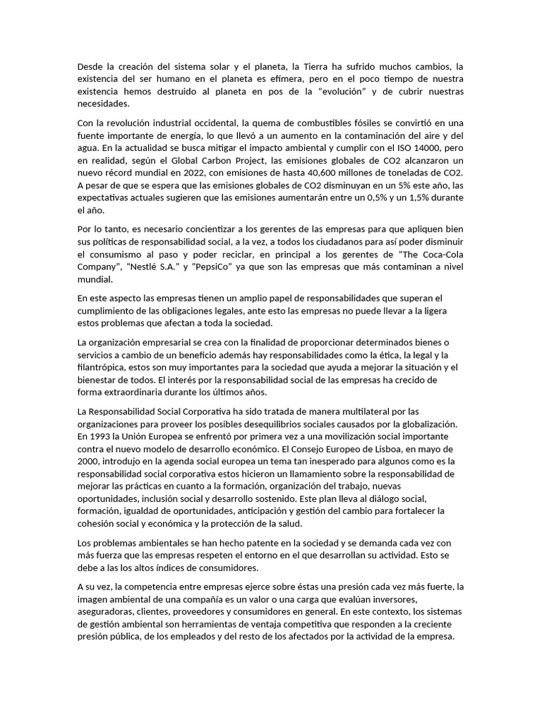 Aaaaaaa SSD DDDD DDDD DDDD | PDF | Business | Responsabilidad social corporativa