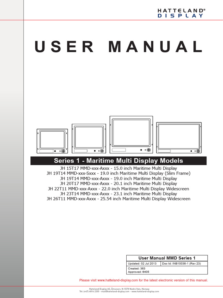 Rada Scan Display Screen Manual - 081343 | PDF | Touchscreen ...