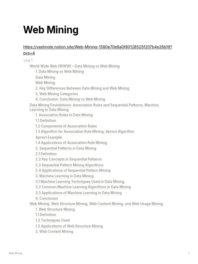 Web Mining | PDF | World Wide Web | Internet & Web