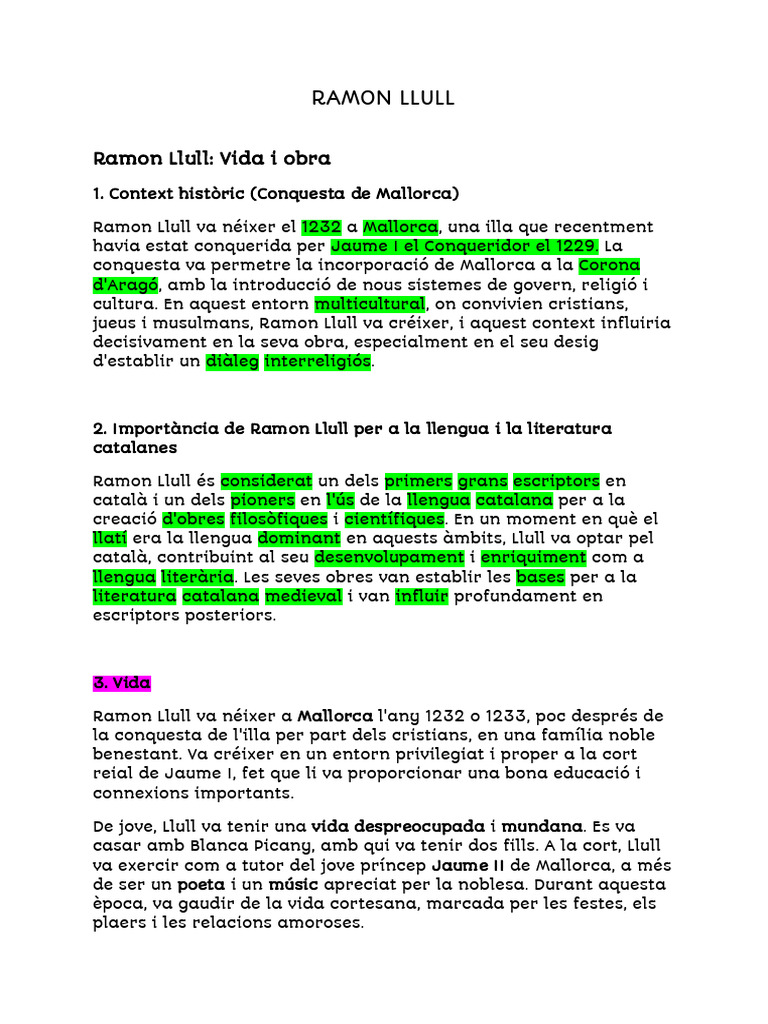 Ramon Llull | PDF