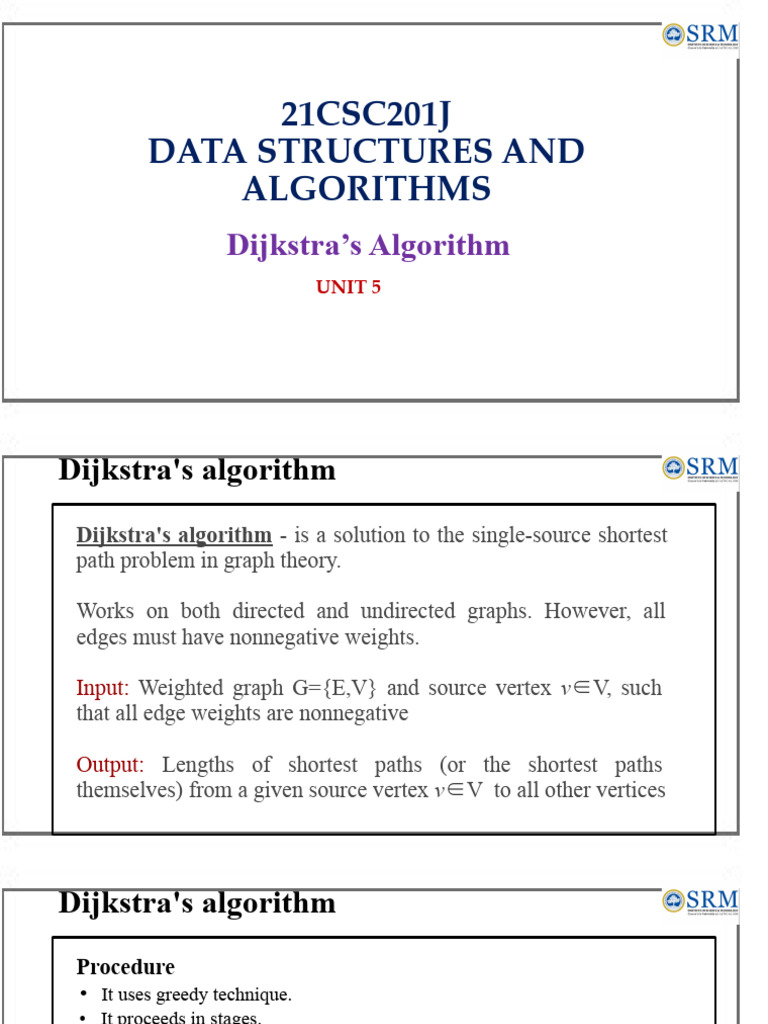 Dijikstras Algorithm.pptx | PDF | Visual Cortex | Combinatorics Dijikstras Algorithm.pptx | PDF | Visual Cortex | Combinatorics