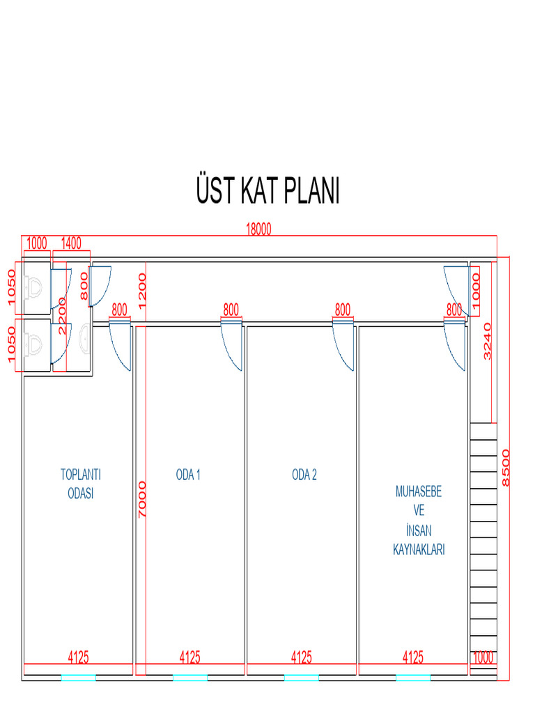 ÜST KAT PLAN | PDF