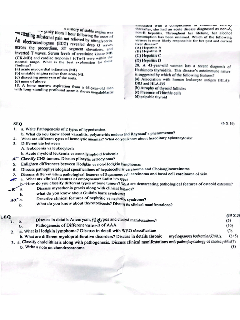 Solved UOS Sendup Patho by DR - Urooba | PDF