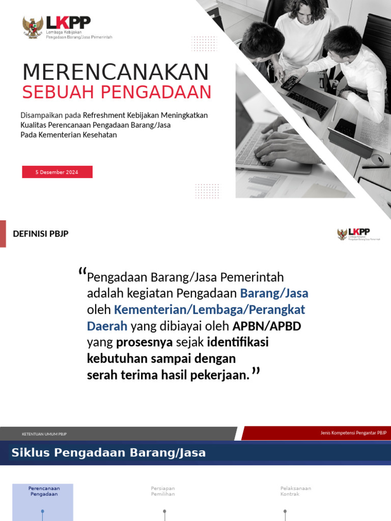 Perencanaan PBJ | PDF