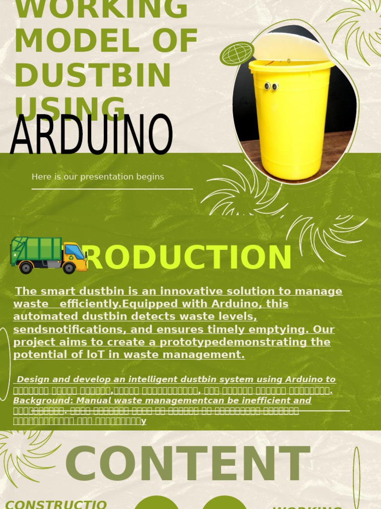 Smart Dustbin IoT Waste Management | PDF