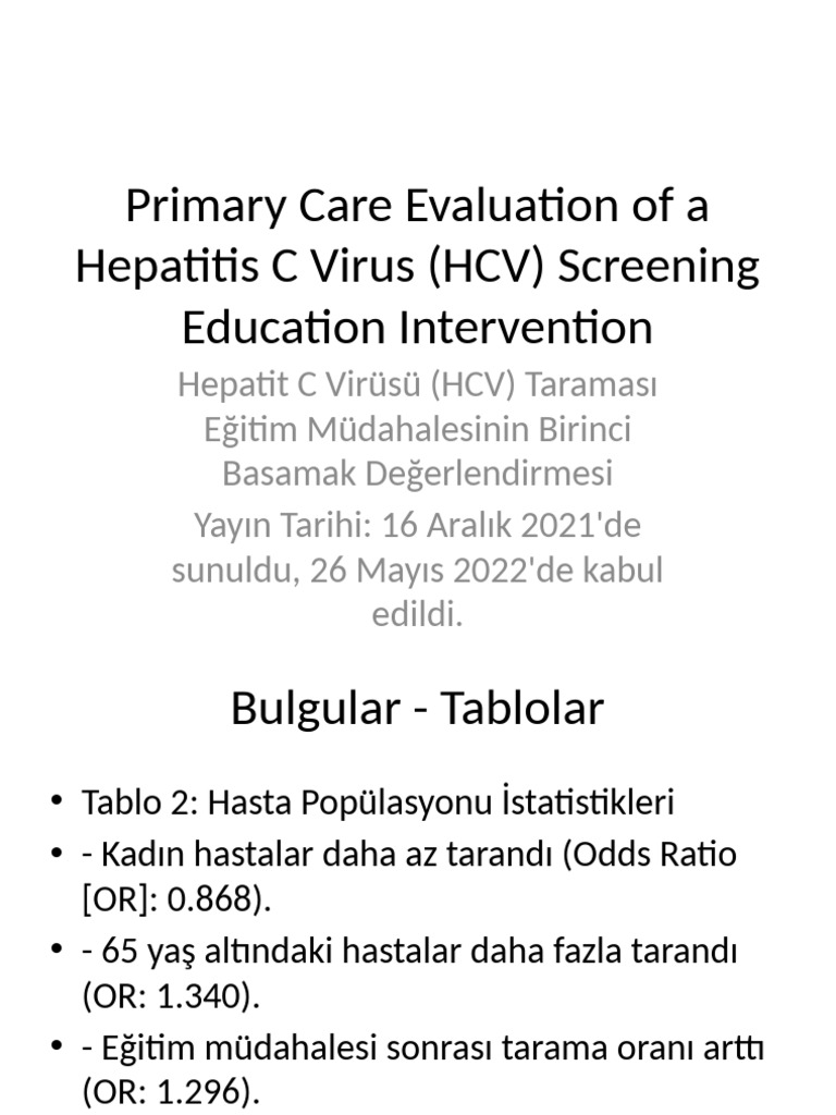 HCV_Screening_Presentation | PDF
