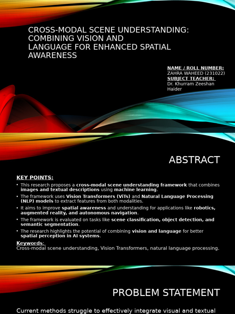 Cross Modal Scene Understanding Pdf Computer Vision Image
