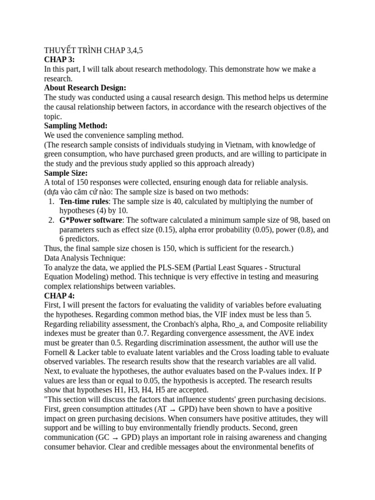 Thuyết Trình Chap 3,4,5 | PDF | Sampling (Statistics) | Sample Size ...