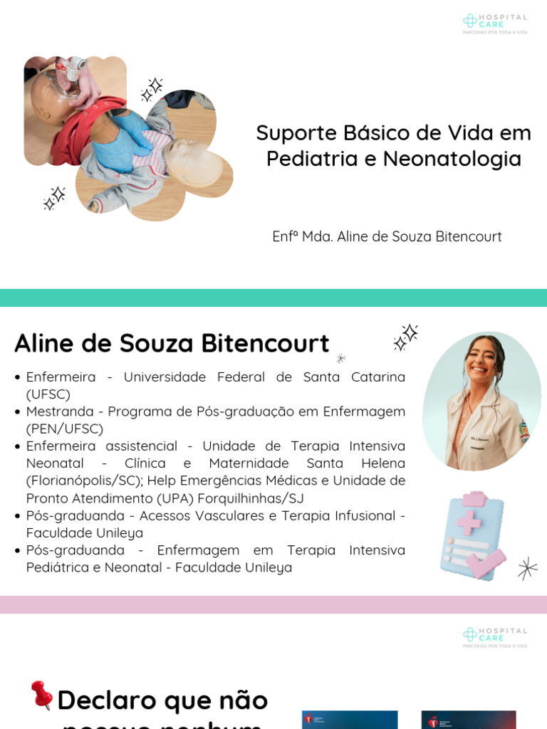 SBV Neonatal e Pediátrico - Treinamento | PDF | Reanimação ...