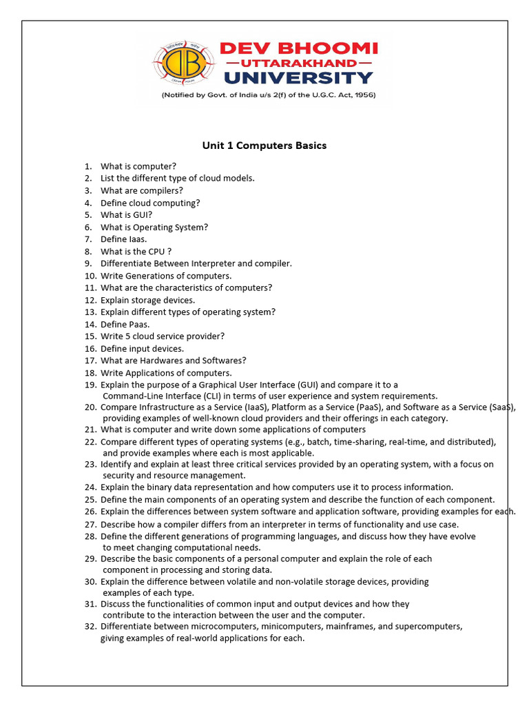 Computer For Management (All Unit) | PDF | Microsoft Word | Operating ...