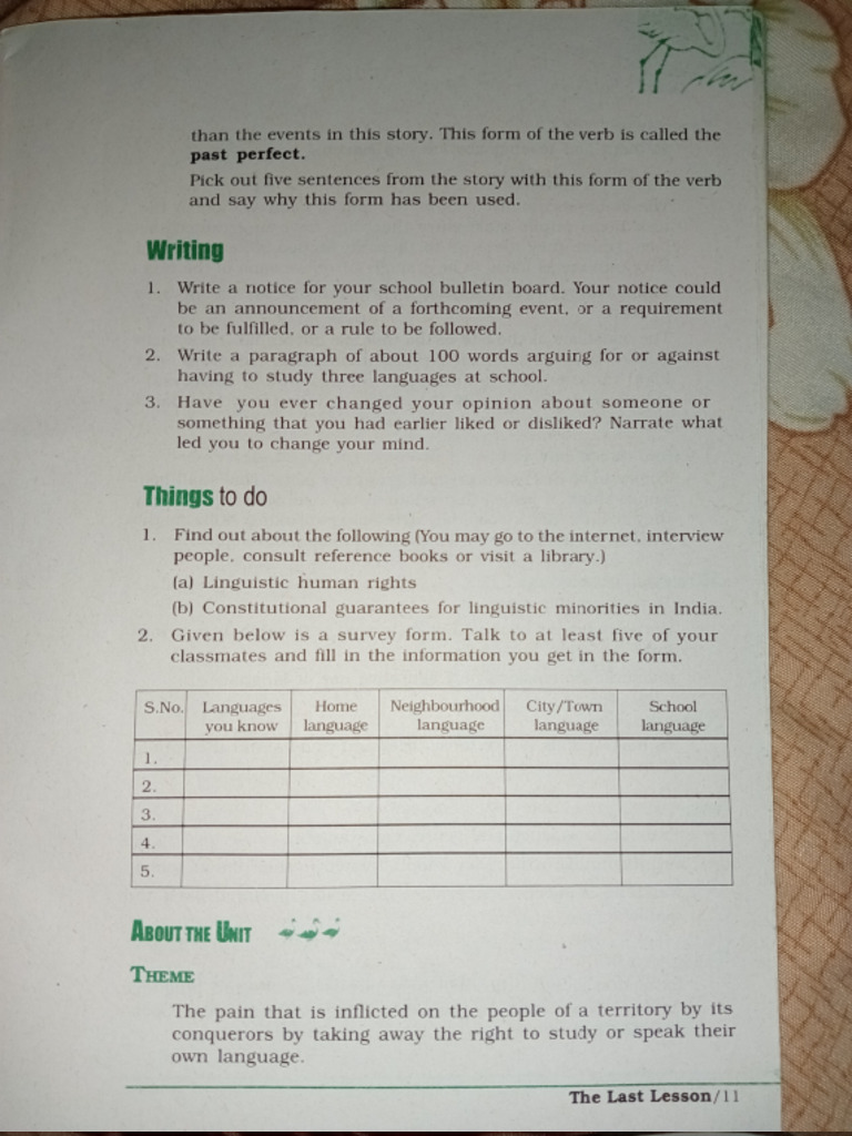 English Back Exercises ch-1 | PDF